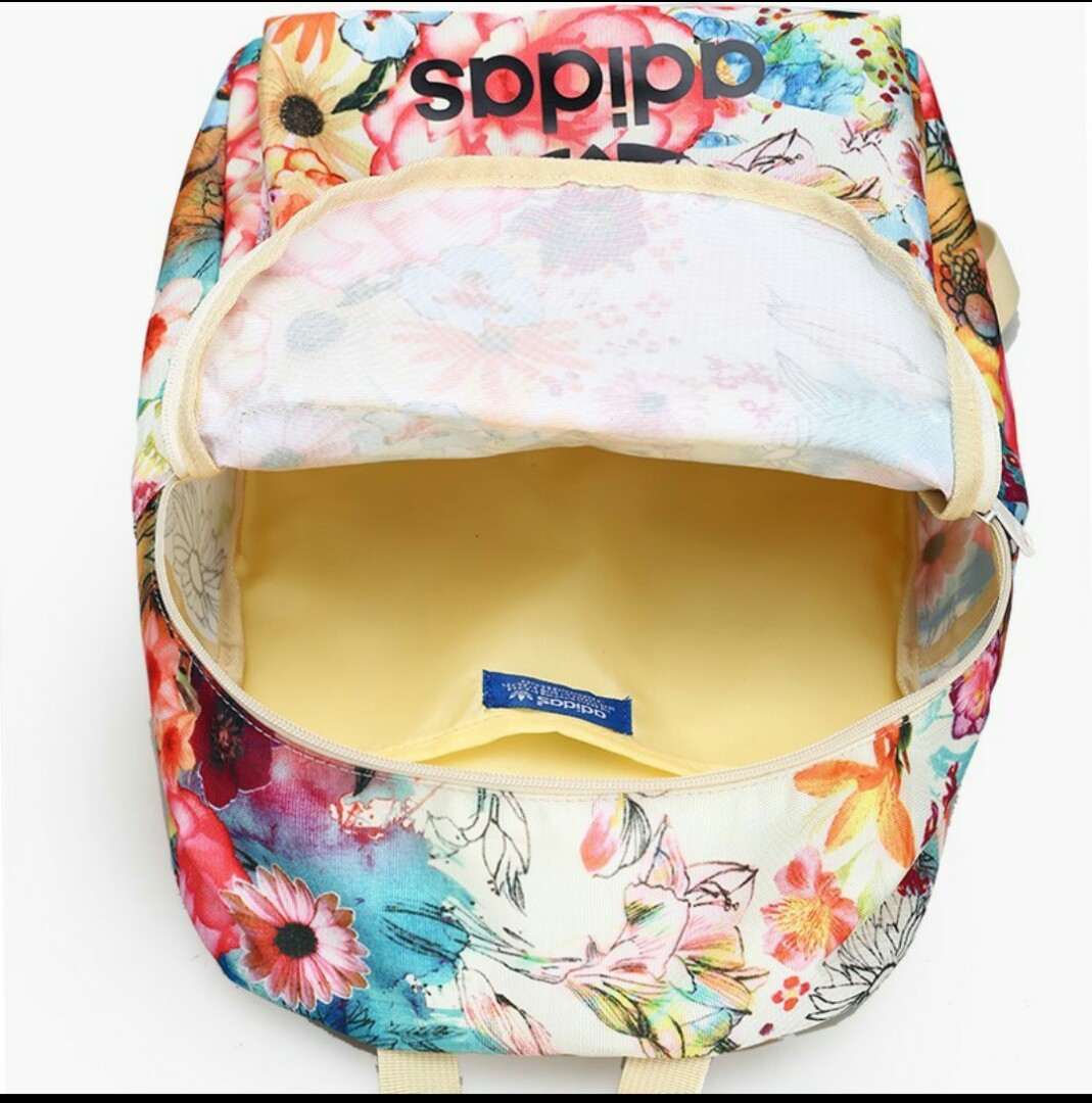 Adidas floral backpack, Women's Fashion, Bags & Wallets, Backpacks on ...