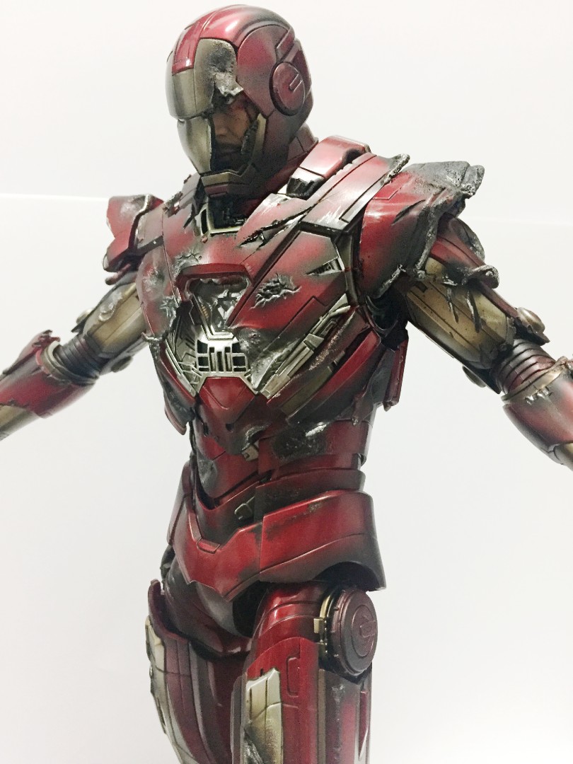 Damaged Iron Man Mark 33