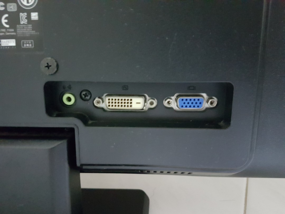 HP LCD Monitor W1972a, Computers & Tech, Parts & Accessories, Monitor ...