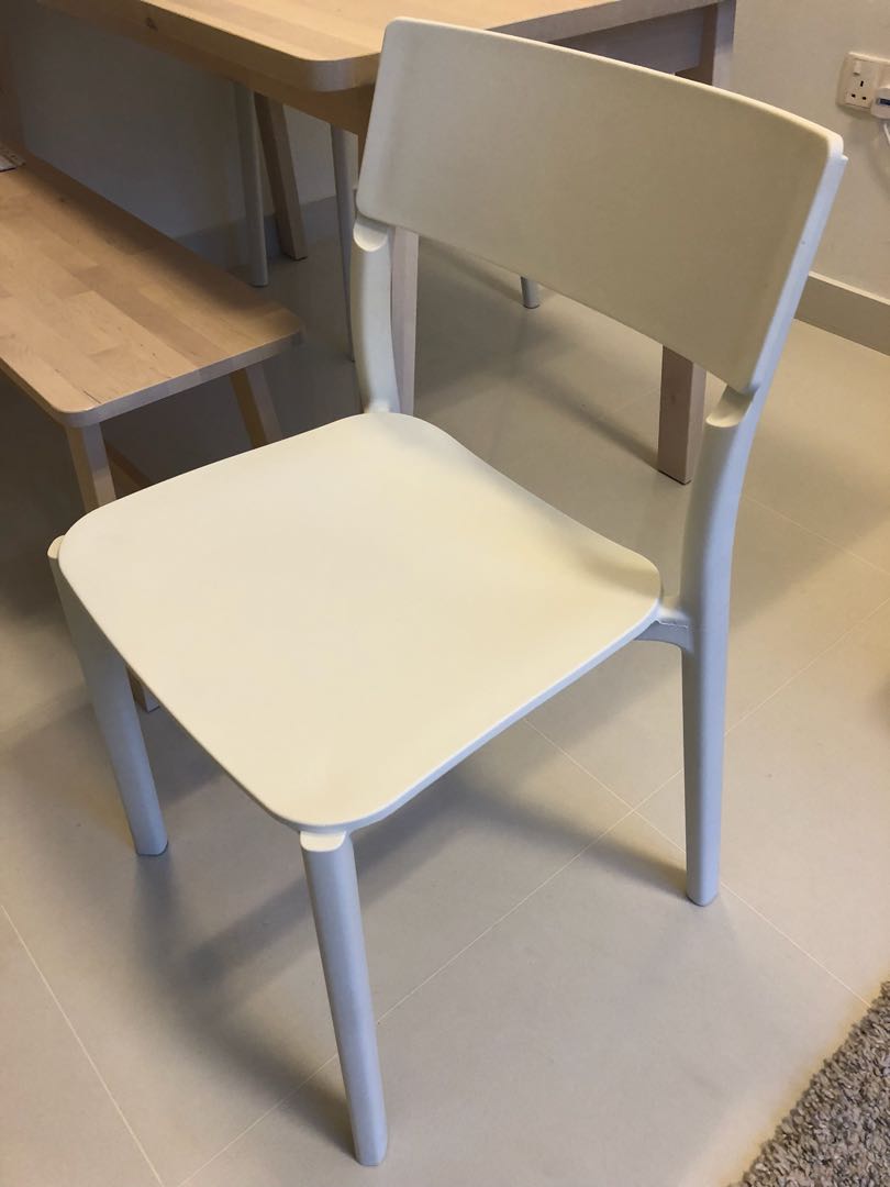 IKEA NORRAKER dining set (table, bench, 2x chairs), Furniture & Home Living, Furniture, Tables ...