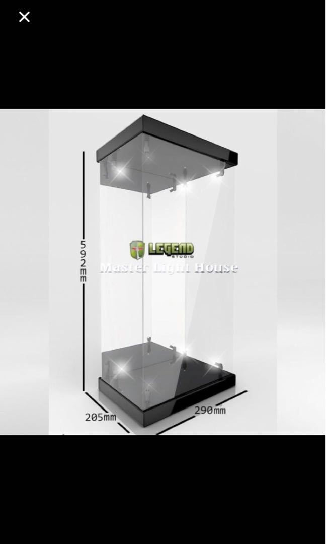 Legend studio master light house 02 black display case box for 1/4 ...