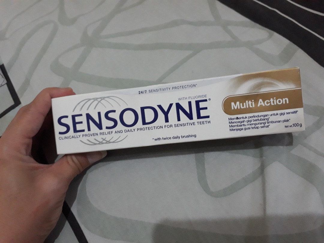 odol sensodyne, Kesehatan & Kecantikan, Kulit, Sabun & Tubuh di Carousell