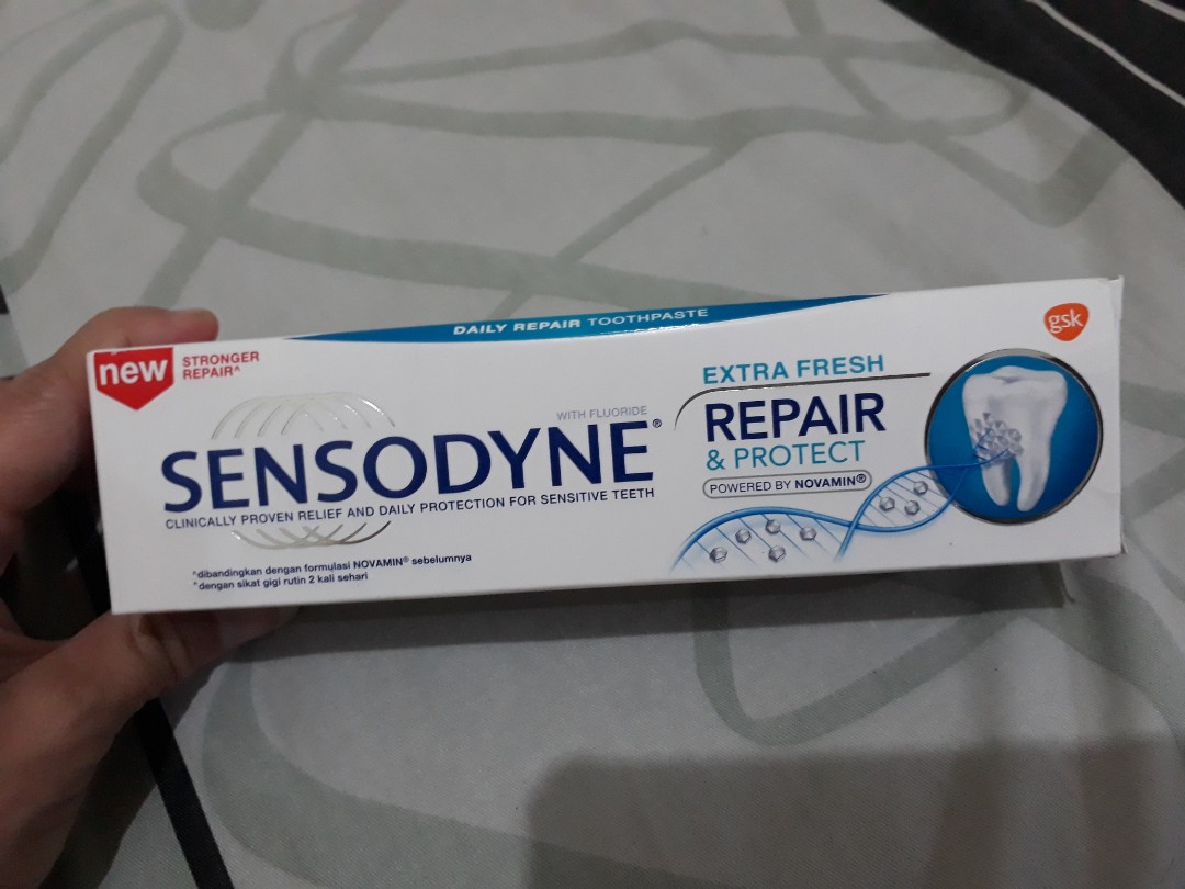 odol sensodyne, Kesehatan & Kecantikan, Kulit, Sabun & Tubuh di Carousell