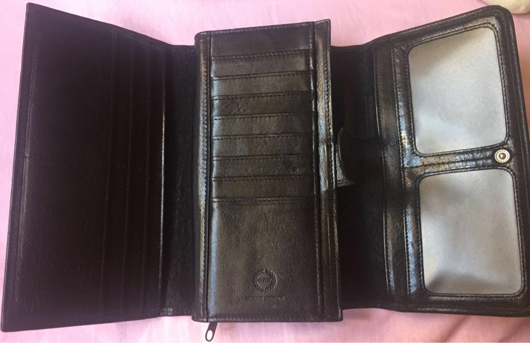 Original Hickok Ladies Long Wallet (Genuine leather), Women's Fashion ...