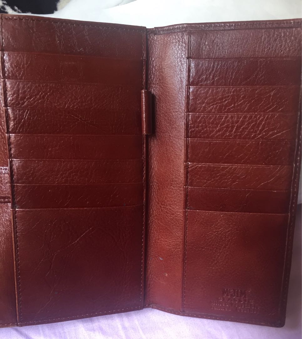 Original McJIM Ladies Long wallet (genuine leather), Women's Fashion ...