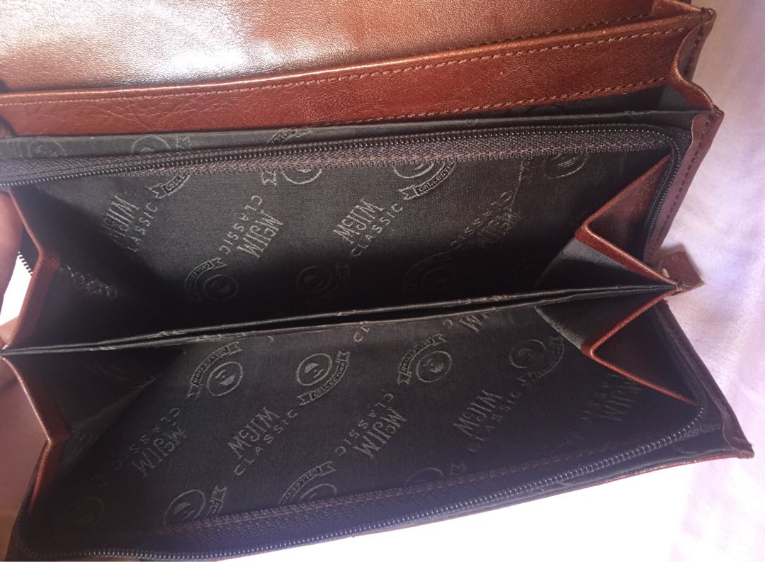 Original McJIM Ladies Long wallet (genuine leather), Women's Fashion ...