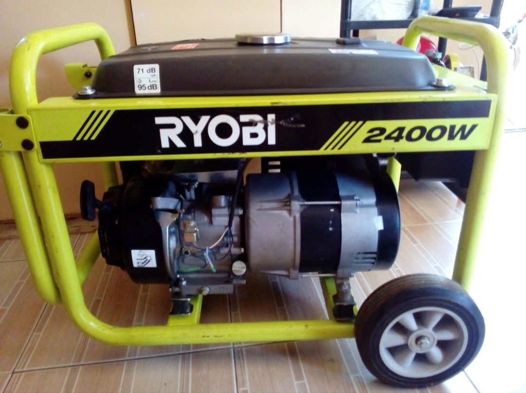 Ryobi 2400W 4 stroke Portable Petrol Generator, TV & Home Appliances ...