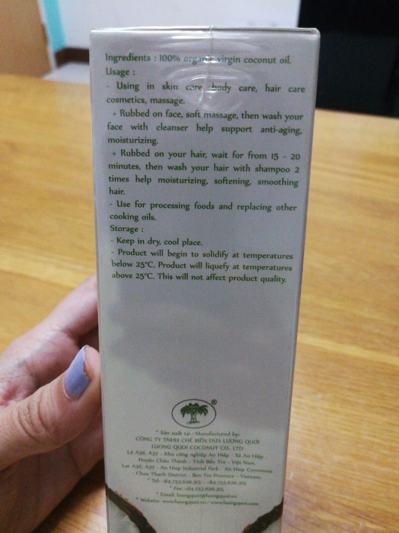 Vietcoco organic virgin coconut oil, Beauty & Personal Care, Hair on ...