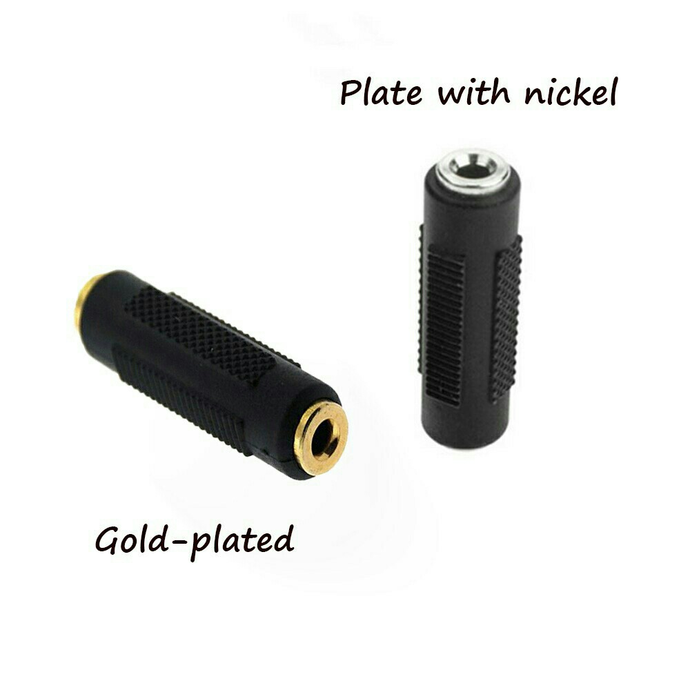 3.5 mm Fashion Stereo Adapter Female To Female Connector Jack Coupler ...