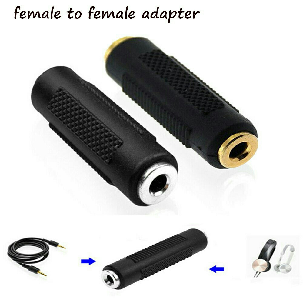 3.5 mm Fashion Stereo Adapter Female To Female Connector Jack Coupler ...