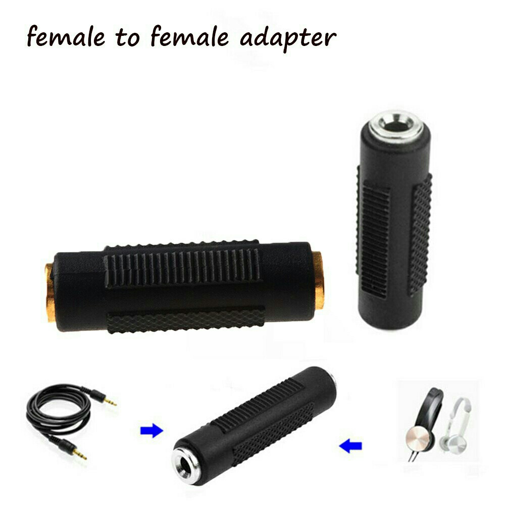 3.5 mm Fashion Stereo Adapter Female To Female Connector Jack Coupler ...