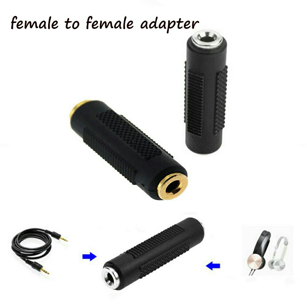 3.5 mm Fashion Stereo Adapter Female To Female Connector Jack Coupler ...