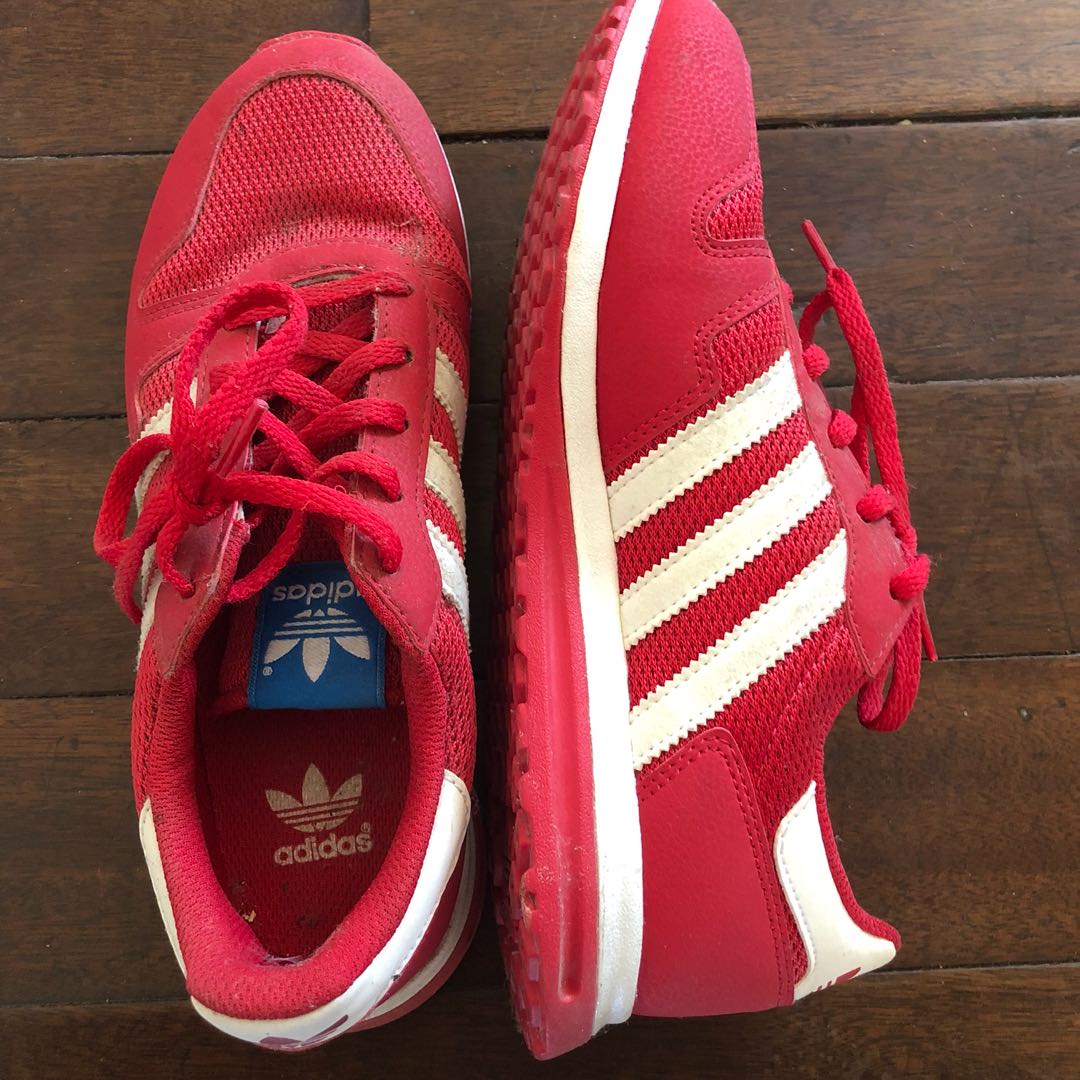 Adidas Originals Red Shoes, Women's Fashion, Footwear, Sneakers on ...