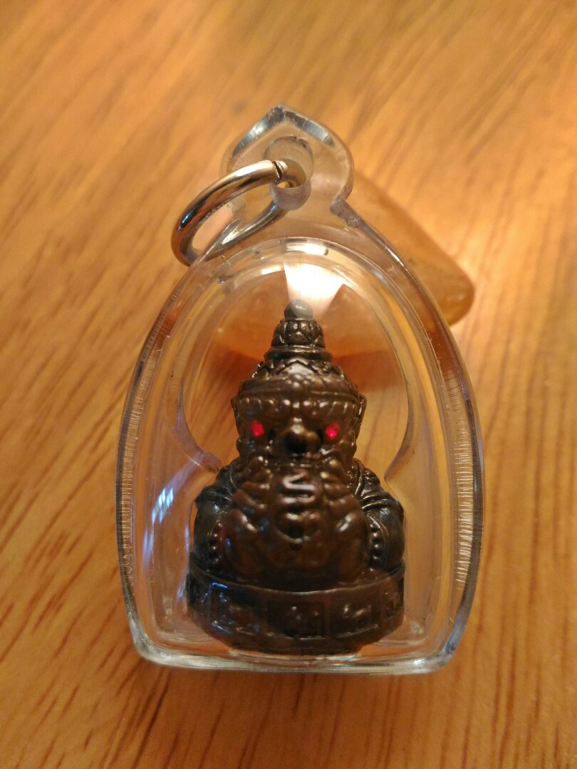 LP Eaum Amulet Combo Set - Phra Rahu "Loop-Lor" & Phra Pidta Maha Lapp ...