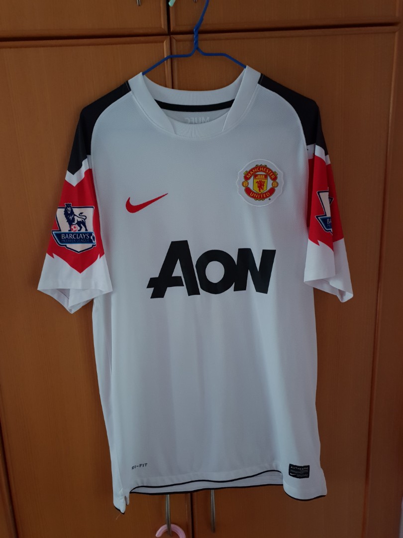 Manchester United 2010 Away Kit Size S with EPL Badges, Sports ...