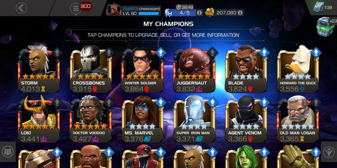 Marvel MCOC Account R5 Blade + Hyperion 5* DUPED, Video Gaming, Gaming ...