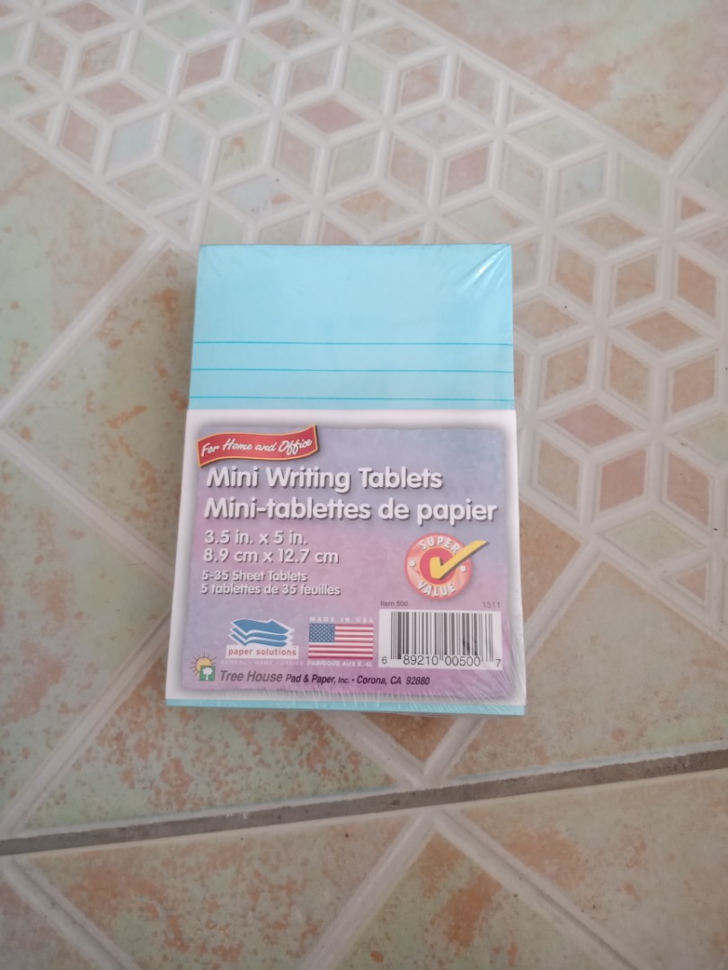 Mini Writing Tablets, Hobbies & Toys, Stationary & Craft, Craft ...