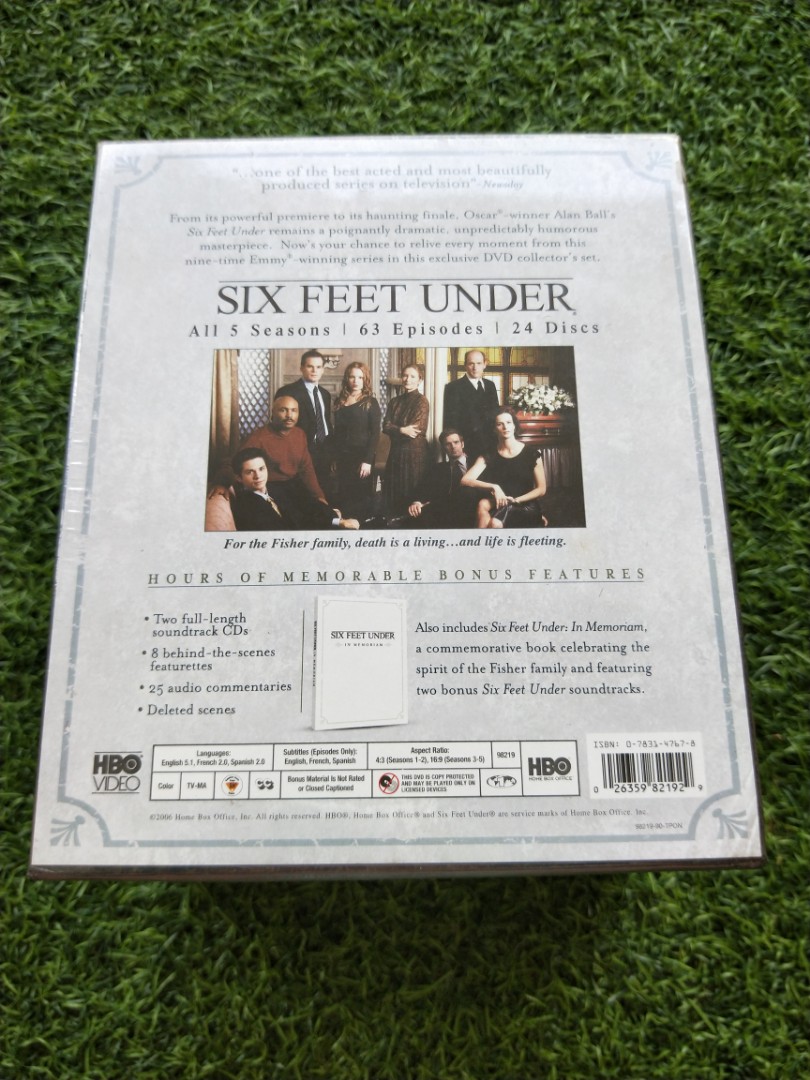 Six Feet Under -The Complete Series 2001-2005 DVD box set, TV & Home ...