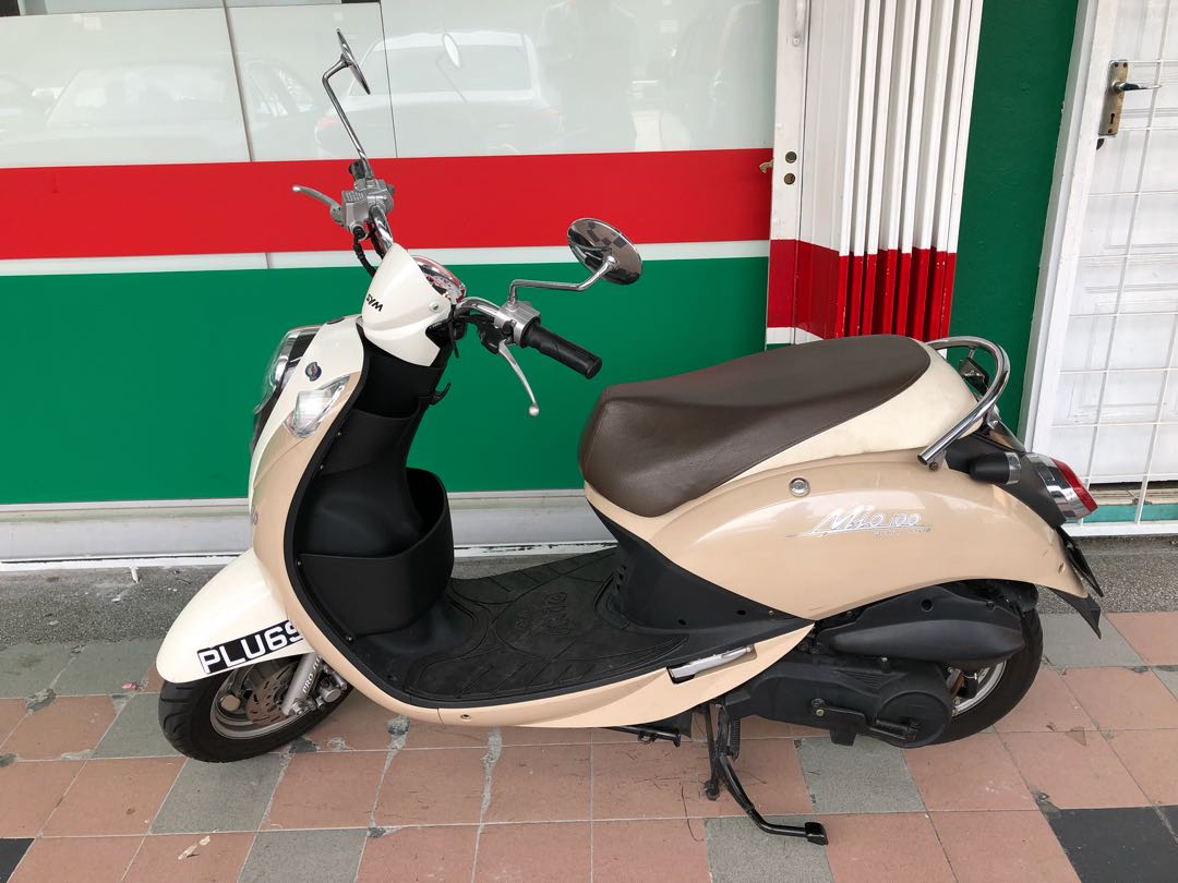 SYM Mio 100 Scooter, Motorbikes on Carousell
