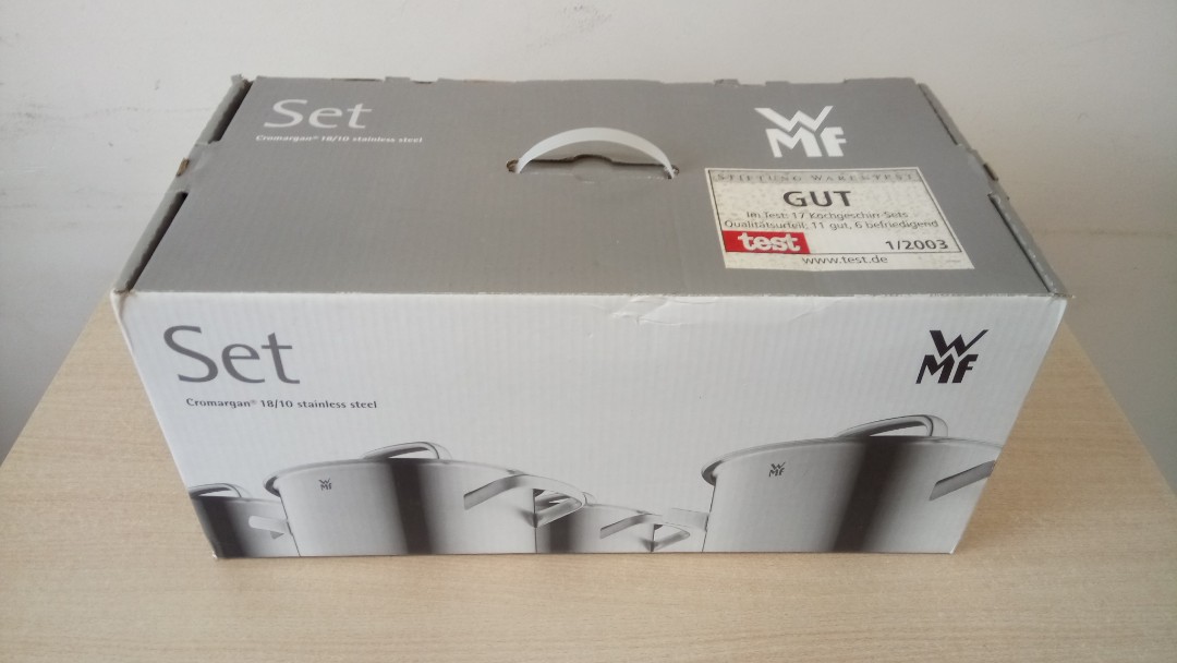 WMF Diadem Plus Cookware Set 4 Pieces, Furniture & Home Living ...