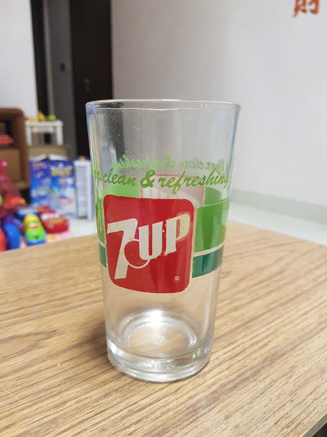 7 Up glass. NOS., Furniture & Home Living, Kitchenware & Tableware ...