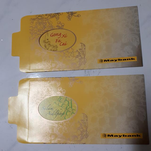 Angpao Packet Sampul Raya And CNY Maybank, Hobbies & Toys, Stationery ...