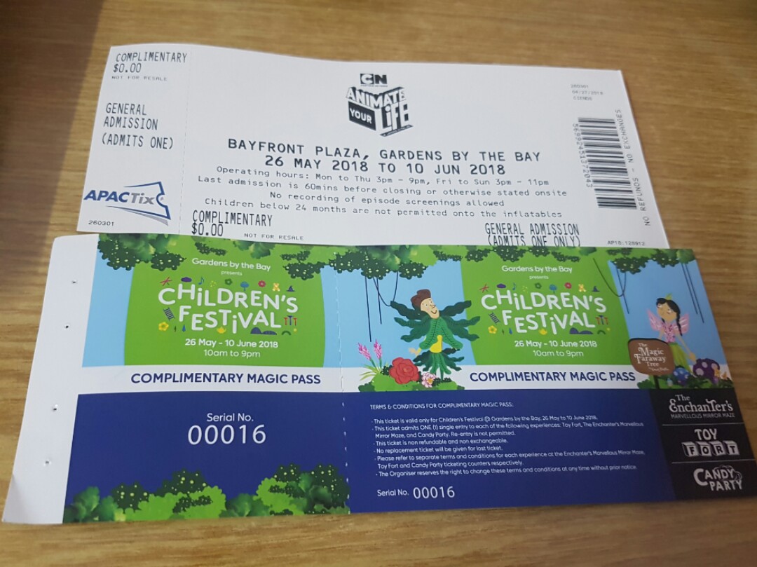 Gardens by the Bay Animate your life and Children's festival magic pass ...