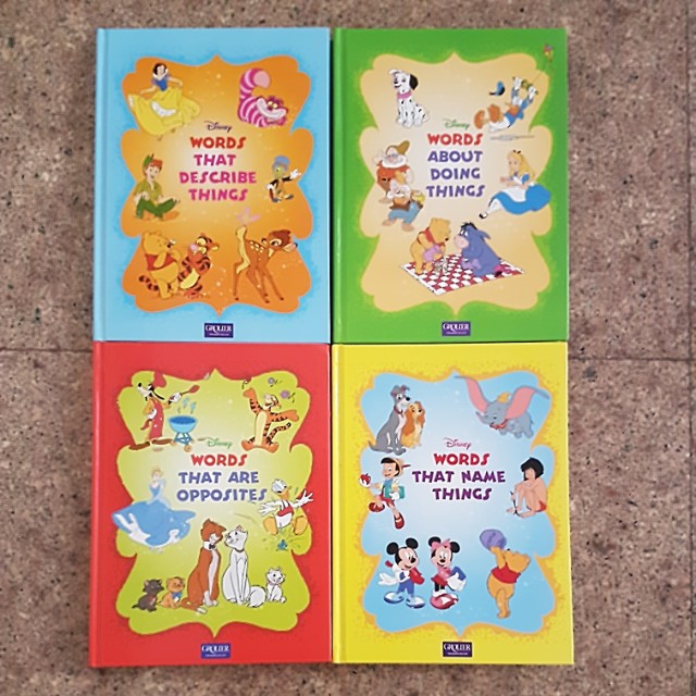 Grolier Disney books (set of 4), Hobbies & Toys, Books & Magazines ...