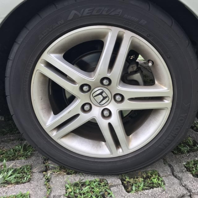 Honda FD2 rims , Car Accessories on Carousell