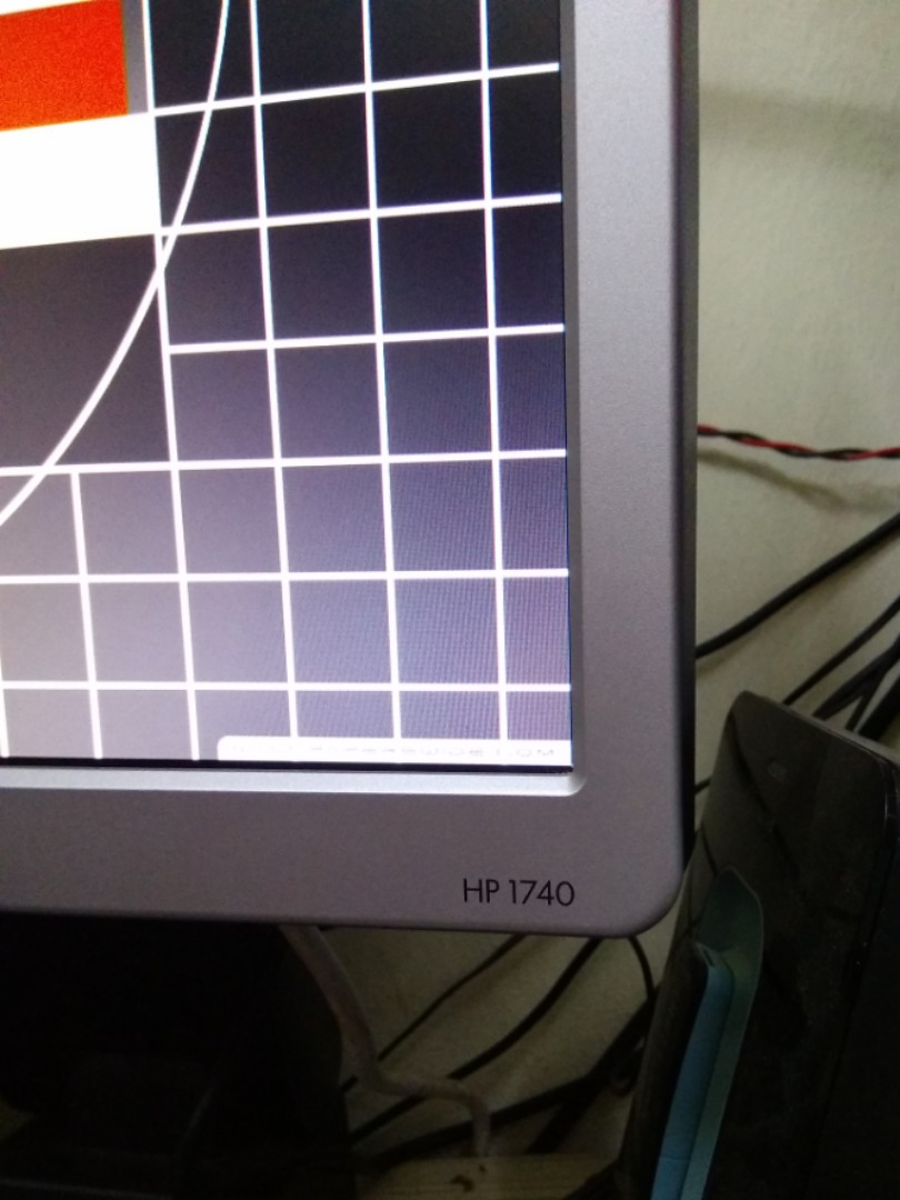 HP 1740 Monitor, Computers & Tech, Parts & Accessories, Monitor Screens ...