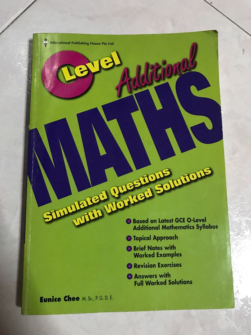 O-Level Maths Simulated Questions with Worked Solutions, Hobbies & Toys ...
