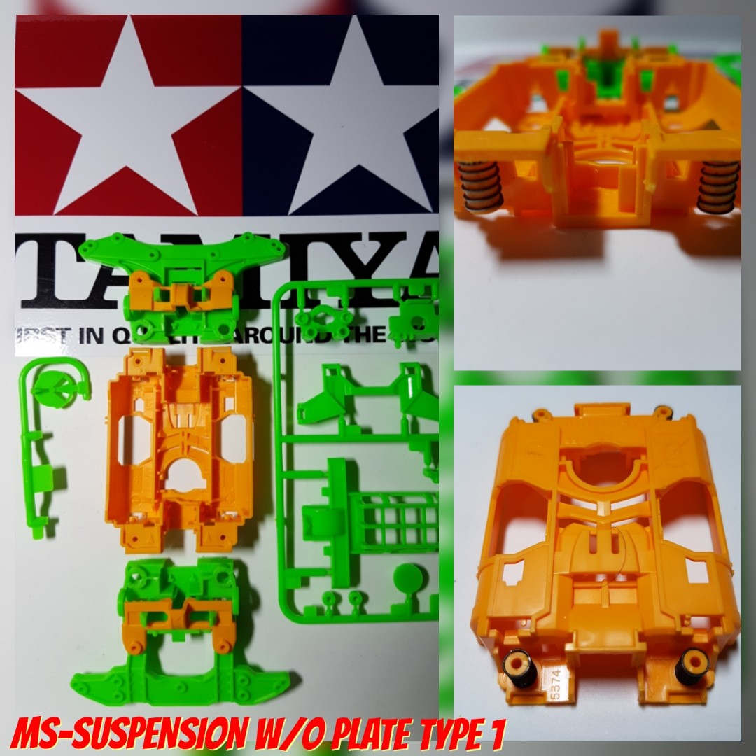 [Mini 4WD] Tamiya MS Chassis Suspension w/o Plate (with Spring ...