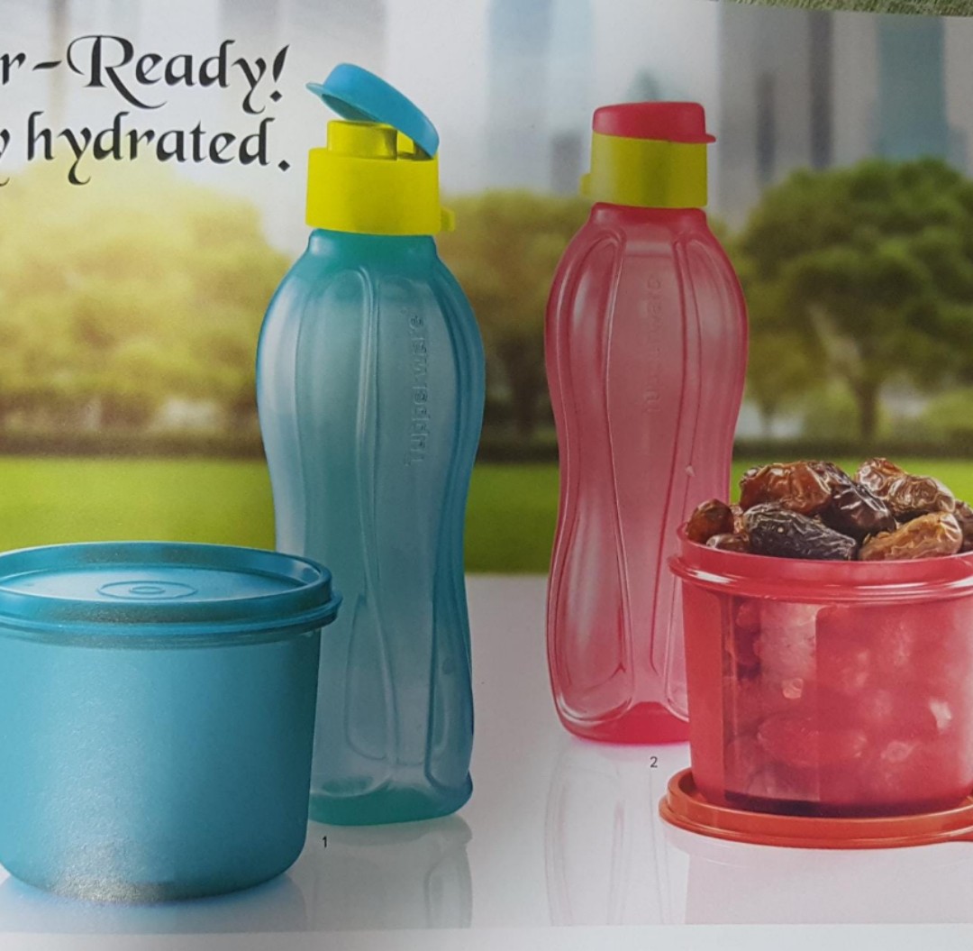 Tupperware eco on the go bottle, TV & Home Appliances, Kitchen ...