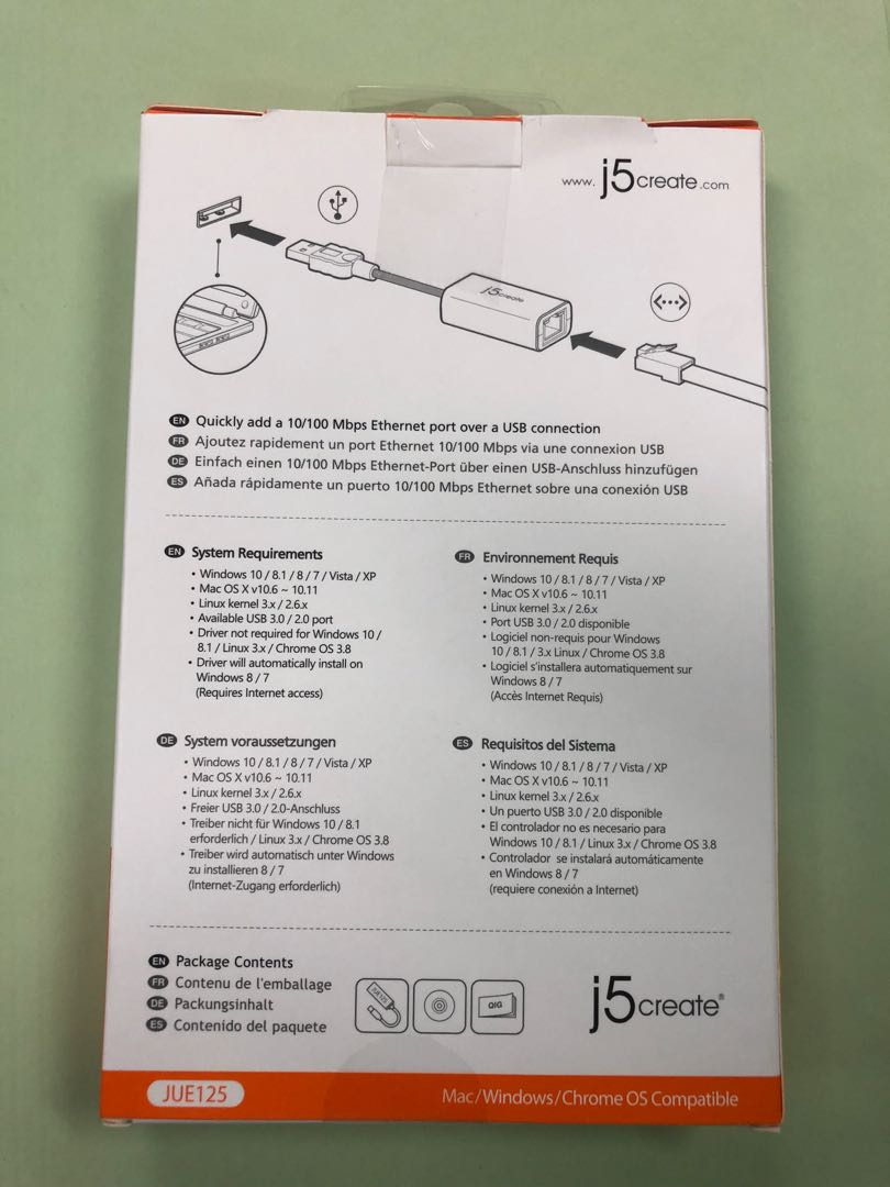 USB to Ethernet Adaptor, Computers & Tech, Parts & Accessories, Cables ...