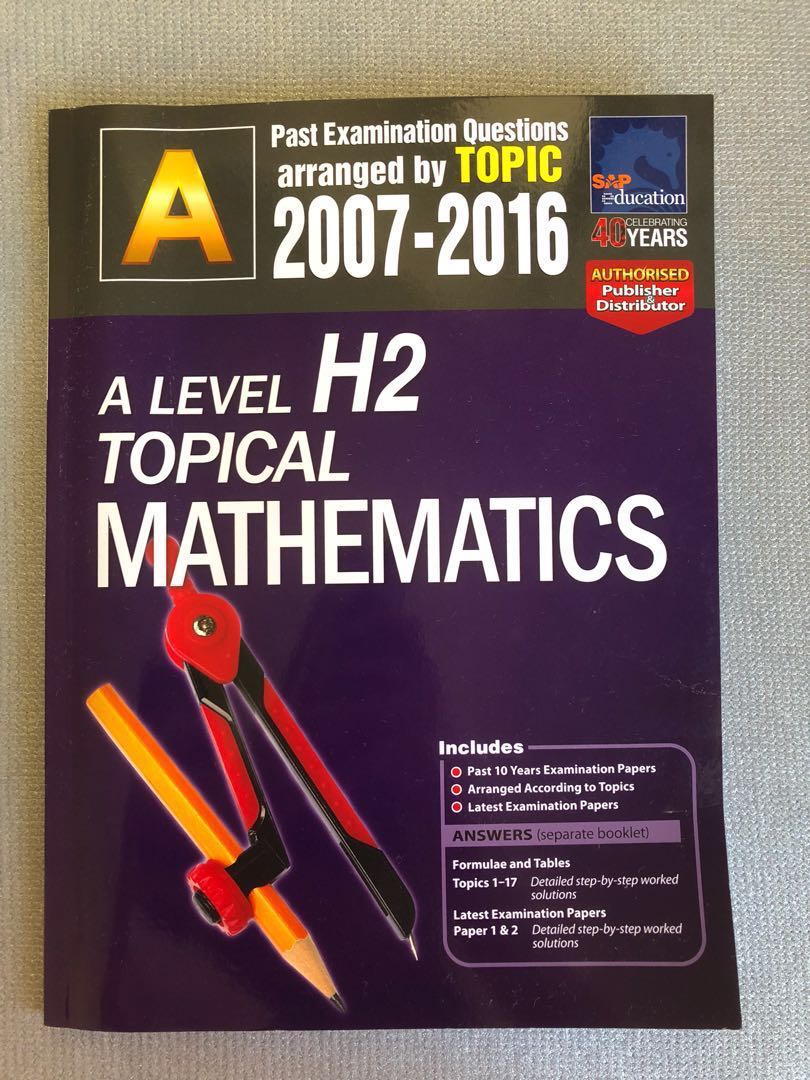 A Level H2 Math Topical TYS, Hobbies & Toys, Books & Magazines ...
