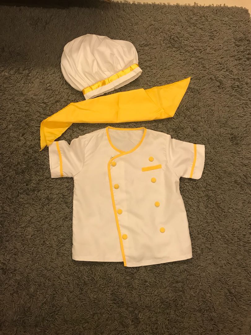 Chef costume, Babies & Kids, Babies & Kids Fashion on Carousell
