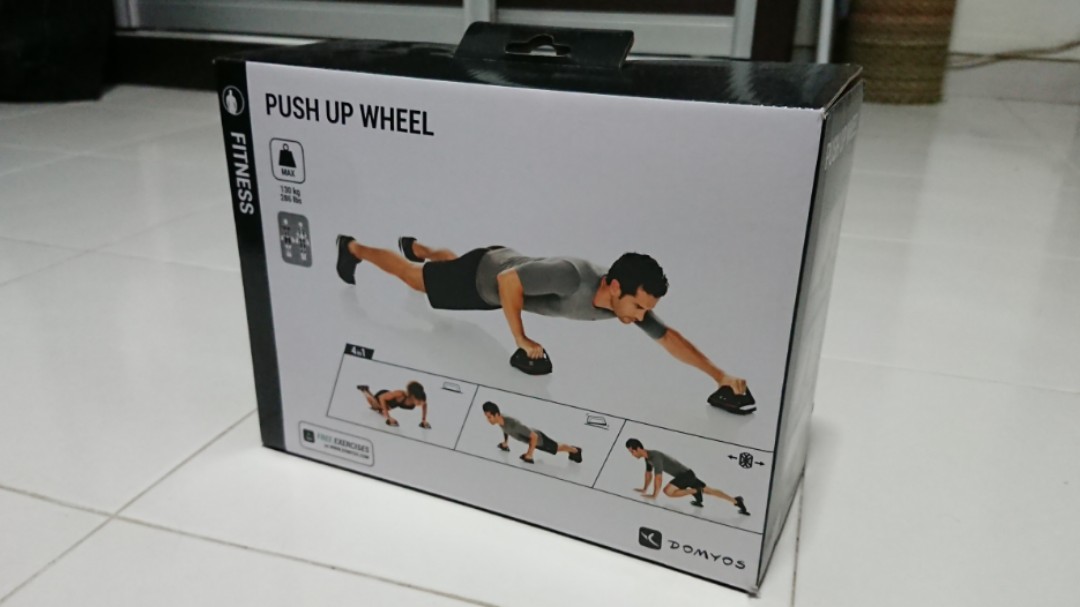 Domyos Push-Up Wheel, Sports Equipment, Exercise & Fitness, Cardio ...