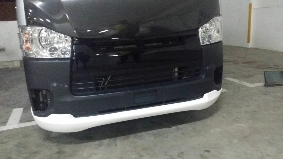 HIACE MTS BADSTYLE Frontlip, Car Accessories, Accessories on Carousell