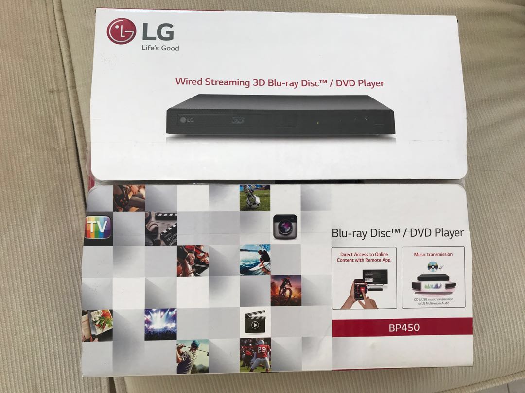 LG BP450 blu-ray / dvd player, TV & Home Appliances, TV & Entertainment ...