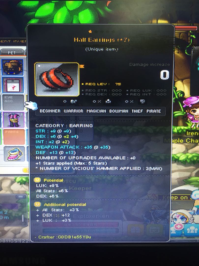 Maplestory Items, Video Gaming, Video Game Consoles, Others on Carousell