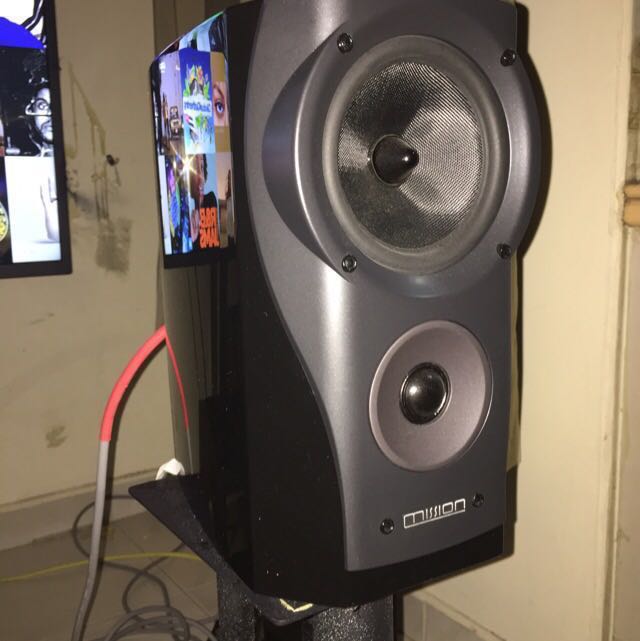 Mission 790 bookshelf speakers in Piano Black, Audio, Soundbars ...