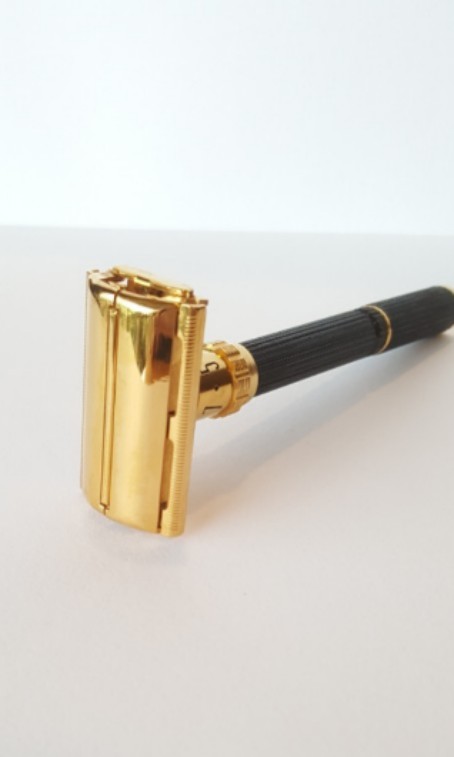 New Old Stock Vintage Gillette Gold Black Beauty Adjustable Safety ...