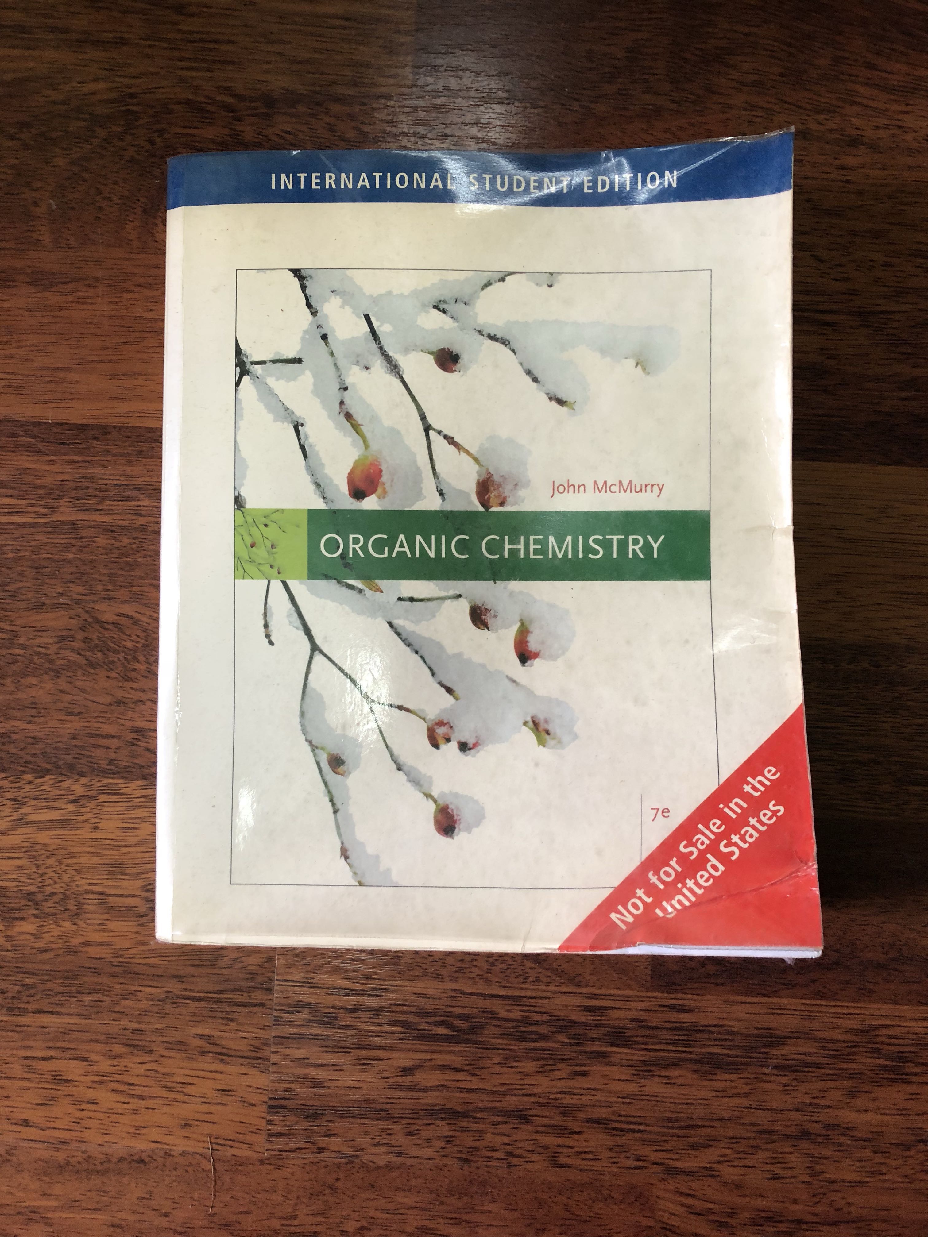 Organic Chemistry 7th Edition by John McMurry, Hobbies & Toys, Books ...