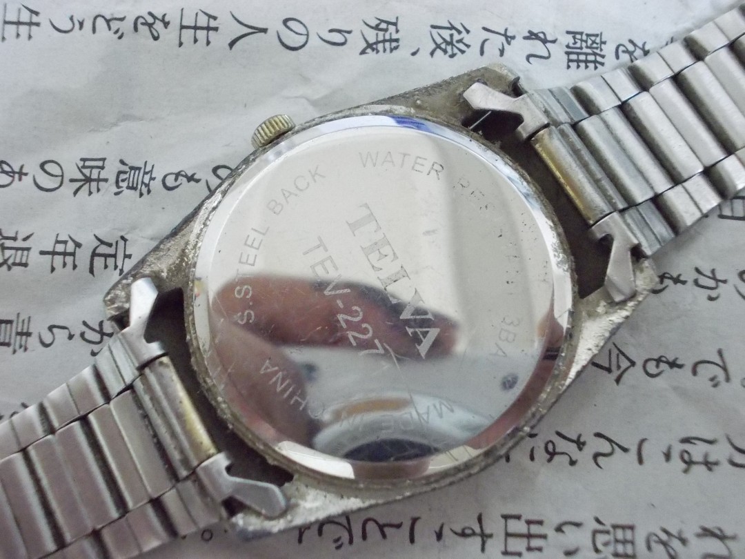 Original Telva Gent Watch Japan, Men's Fashion, Watches & Accessories ...