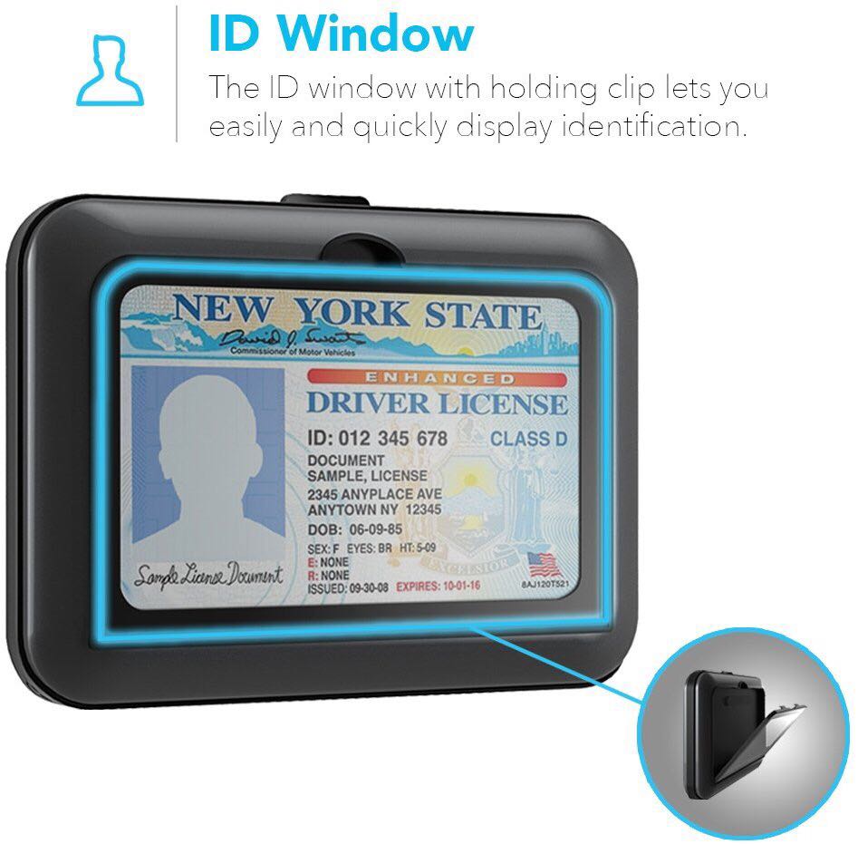 Sharkk Basics Card ID Wallet RFID Aluminum Protected Water Resistant ...