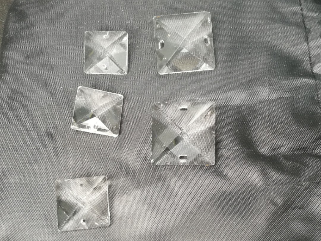Square Crystal Glass, Hobbies & Toys, Stationery & Craft, Craft ...