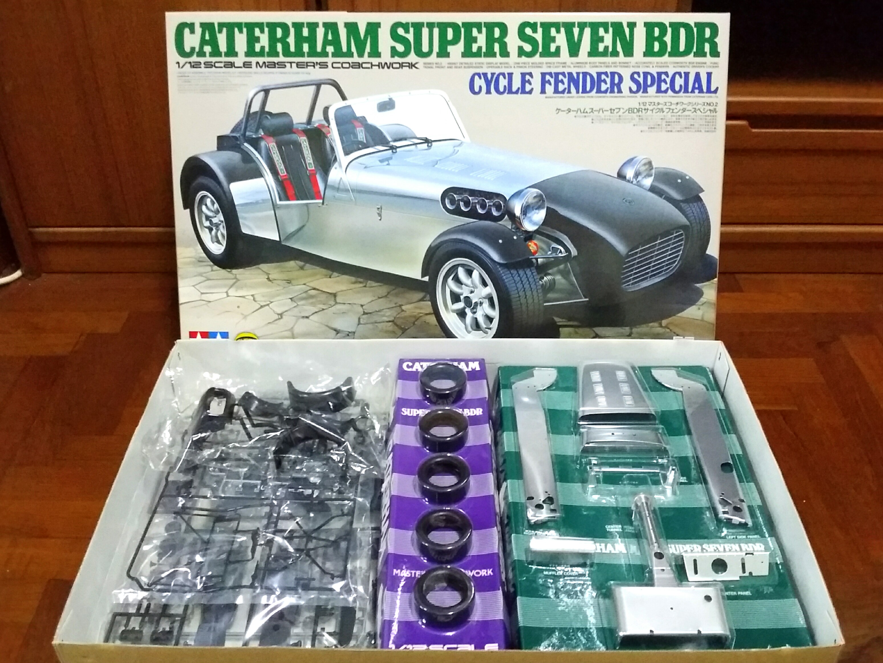 Tamiya Master's Coachwork 1/12 Lotus Caterham Super Seven BDR Cycle ...