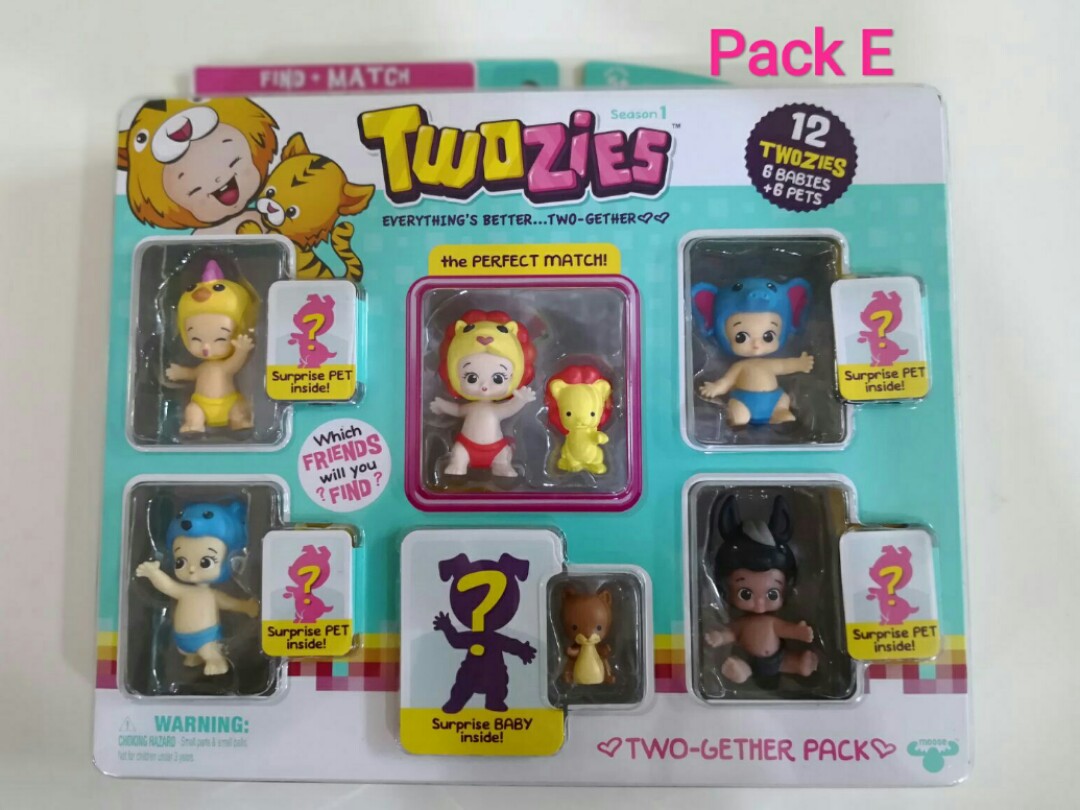 Twozies Baby & Pet, Hobbies & Toys, Toys & Games on Carousell