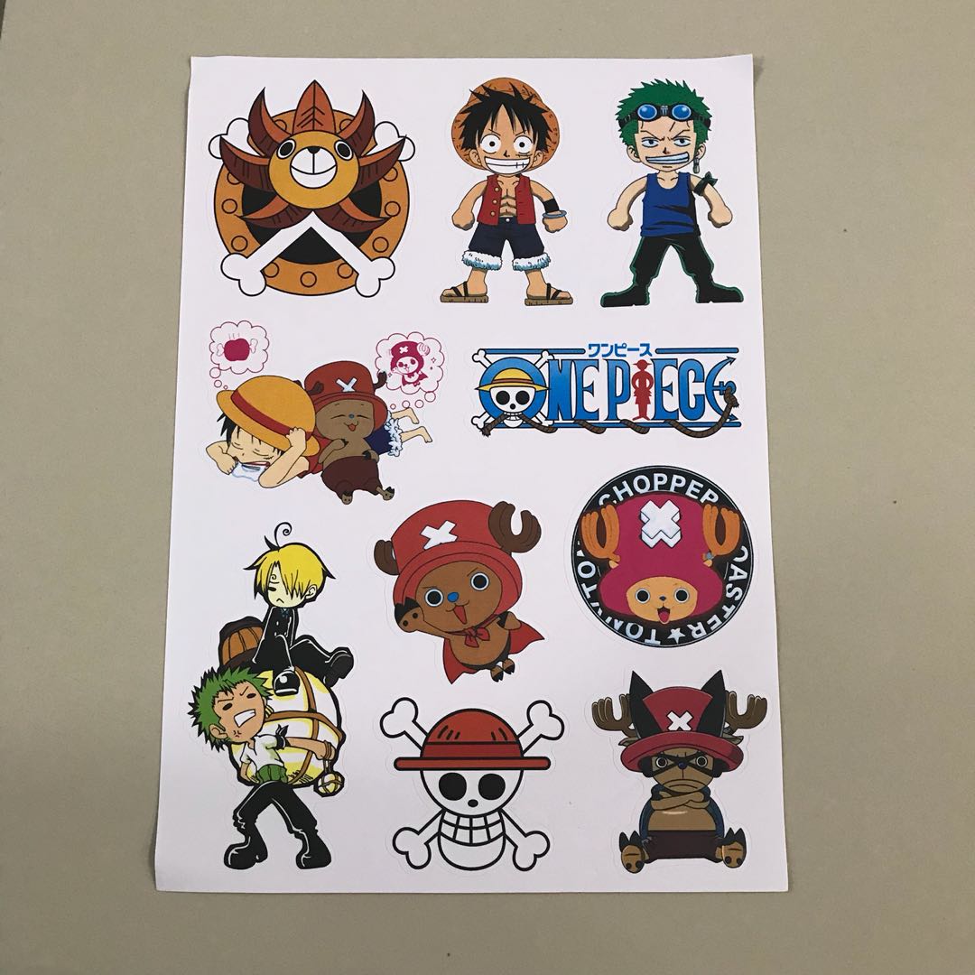 A44 One Piece- Luggage/ notebook/ guitar / laptop stickers, Computers ...