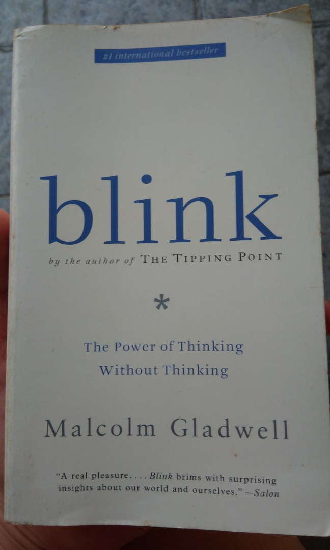 Blink by Malcolm Gladwell, Hobbies & Toys, Books & Magazines, Fiction ...